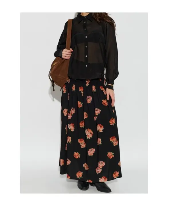 ALLSAINTS Long Sleeve Shirt With Pointed Collar