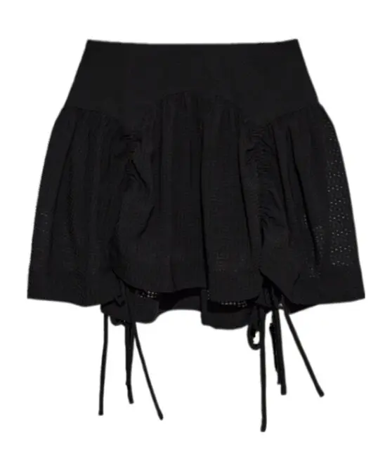 ALLSAINTS Tie-detailed Pleated Midi Skirt