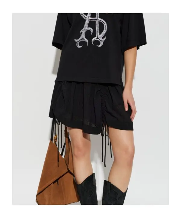 ALLSAINTS Tie-detailed Pleated Midi Skirt
