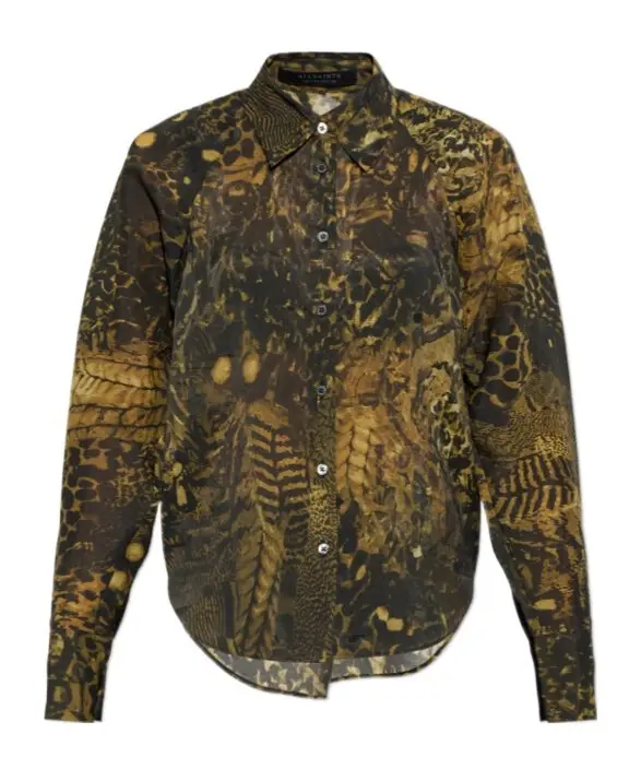 ALLSAINTS Printed Long-sleeve Shirt