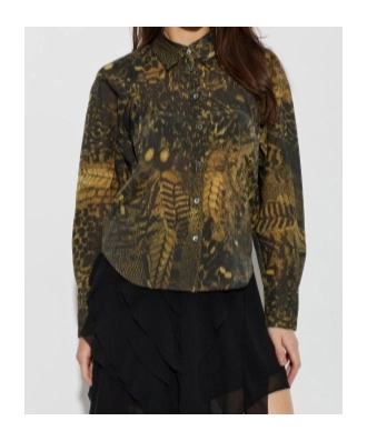 ALLSAINTS Printed Long-sleeve Shirt