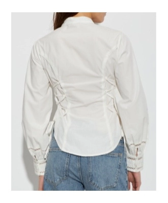 ALLSAINTS Long Sleeve Shirt With Delicate Side Ruching