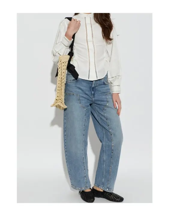 ALLSAINTS Long Sleeve Shirt With Delicate Side Ruching