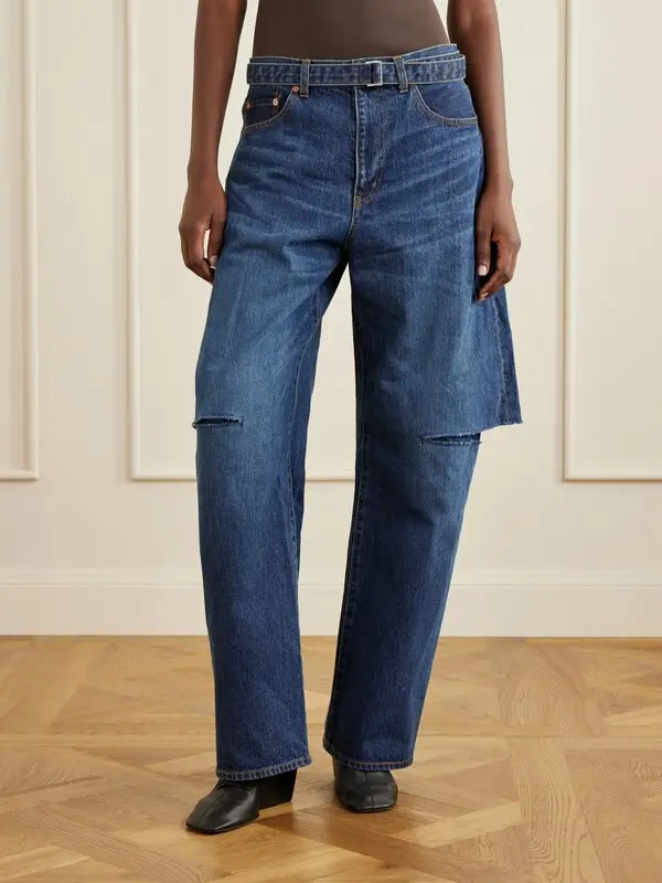 Sacai Layered Denim Jeans