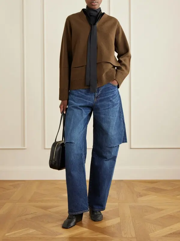 Sacai Layered Denim Jeans