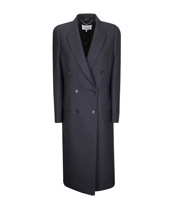 MAISON MARGIELA Long Double-breasted Coat