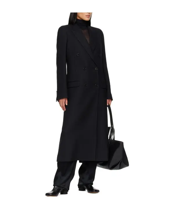 MAISON MARGIELA Long Double-breasted Coat