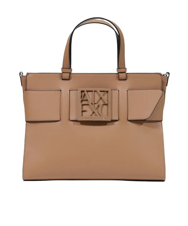 Armani Exchange Monogram Tote Bag