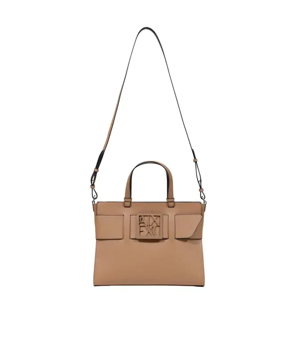 Armani Exchange Monogram Tote Bag