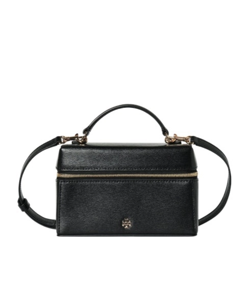 Tory Burch Zippered Shoulder Bag - Black