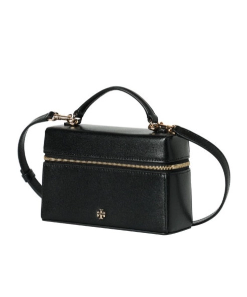 Tory Burch Zippered Shoulder Bag - Black
