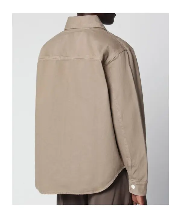 AMI Paris Collared Long-sleeved Shirt