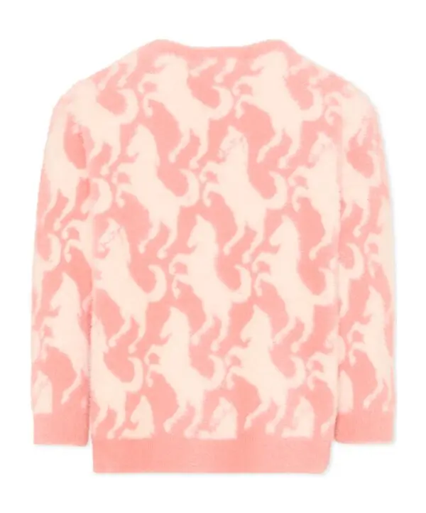 Stella McCartney Horse-intarsia Long-sleeve Sweater