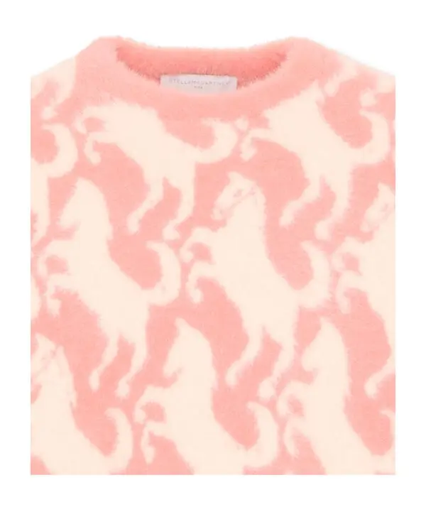 Stella McCartney Horse-intarsia Long-sleeve Sweater
