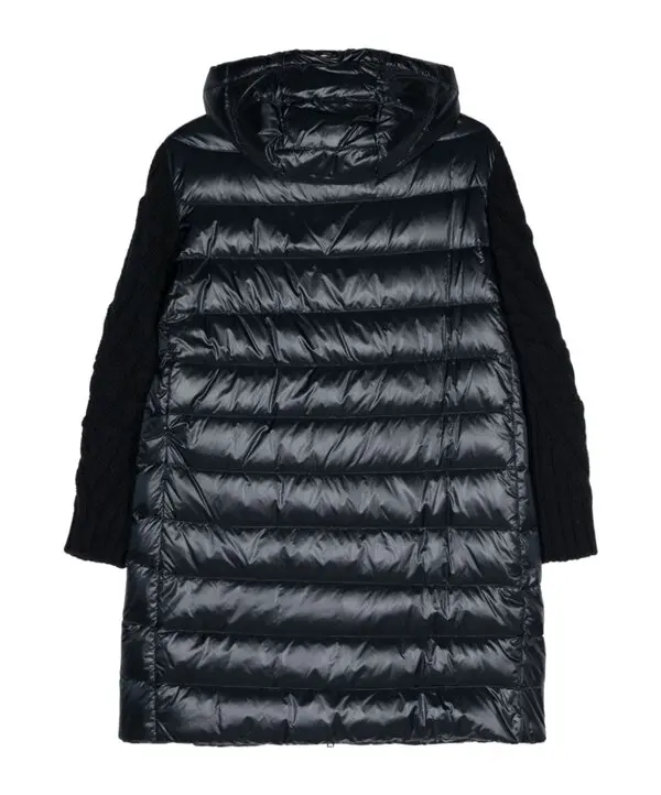 Herno Zip-up Hooded Jacket With Drawstring And Long Sleeves