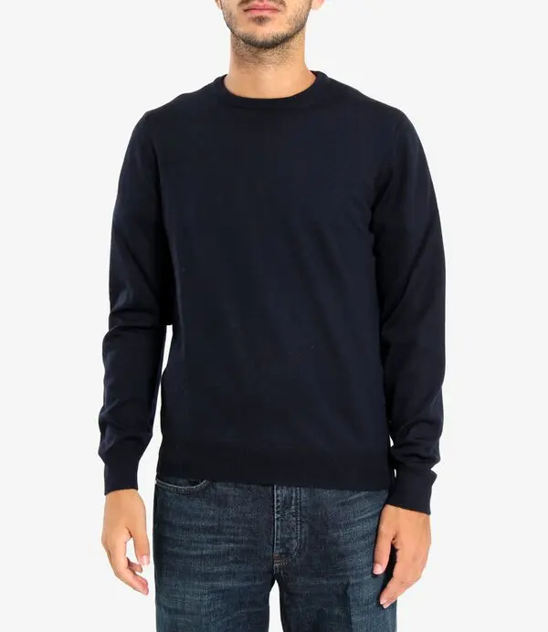 GRAN SASSO Long Sleeved Crewneck Knitted Jumper
