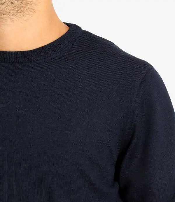 GRAN SASSO Long Sleeved Crewneck Knitted Jumper