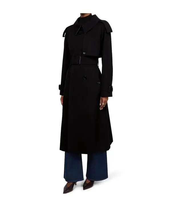 Burberry Long Gabardine Trench Coat