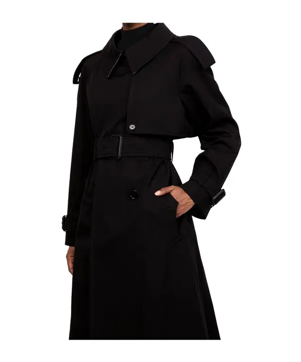 Burberry Long Gabardine Trench Coat