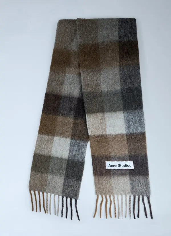 Acne Studios Fringed Wool Scarf