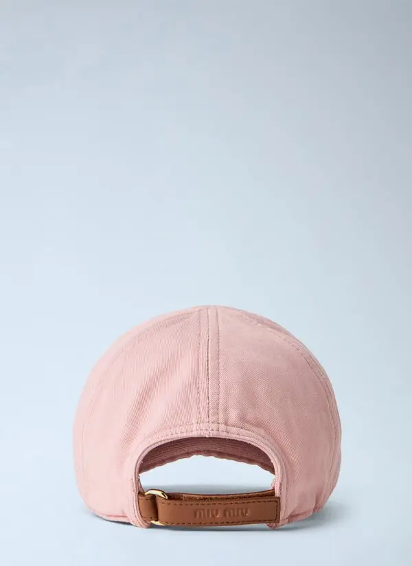 Miu Miu Drill Baseball Cap