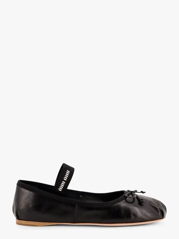 Miu Miu Leather Ballet Flats