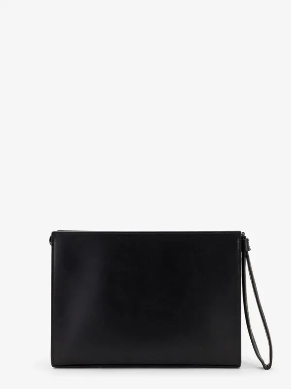 Orciani Leather Clutch Bag