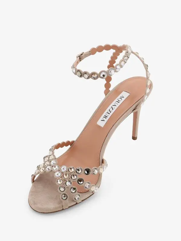 AQUAZZURA Tequila Sandals With Crystal Detail