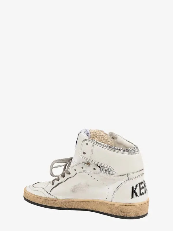 GOLDEN GOOSE Sky Star Leather Sneakers - White