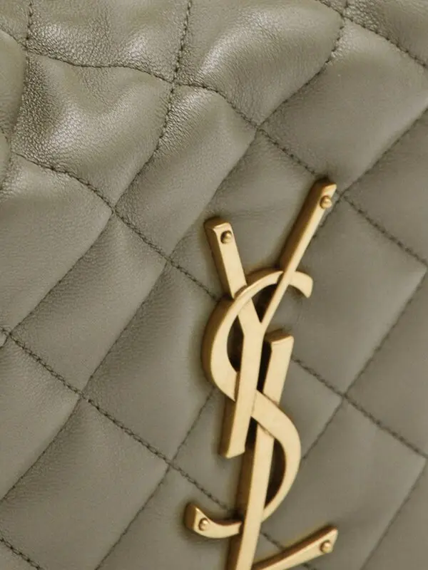 Saint Laurent Quilted Leather Shoulder Bag - Multicolor
