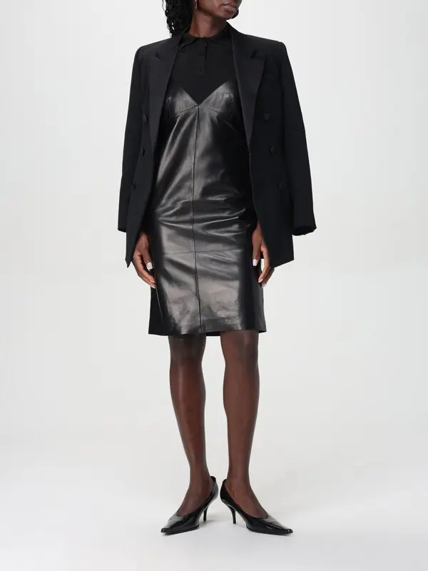 Saint Laurent Lambskin Dress