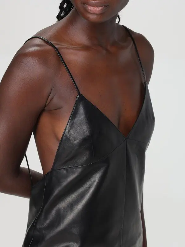 Saint Laurent Lambskin Dress