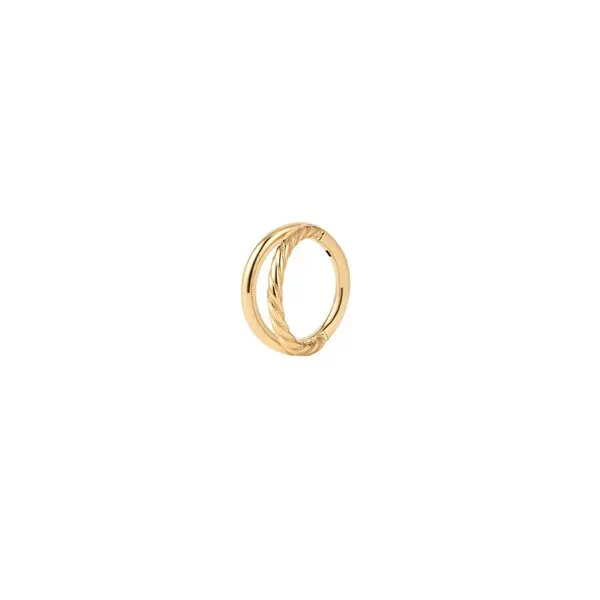 VANCHI Double Clicker Titanium Ring