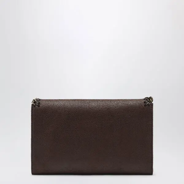 Stella McCartney Mahogany Falabella Chain Wallet