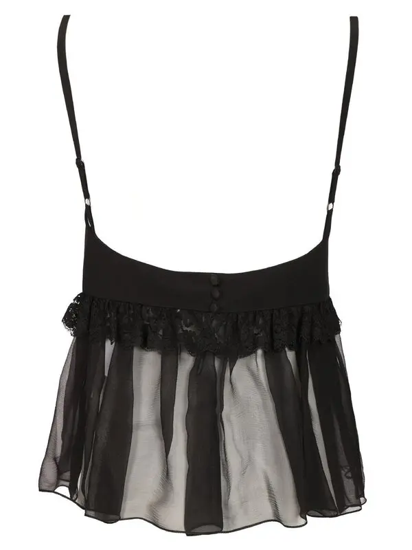 Chloé Crêpe De Chine Lingerie Top With Thin Straps