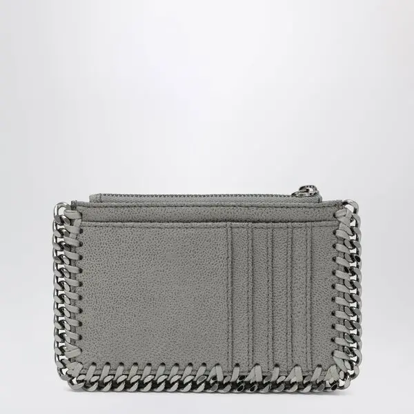 Stella McCartney Light Grey Falabella Card Holder