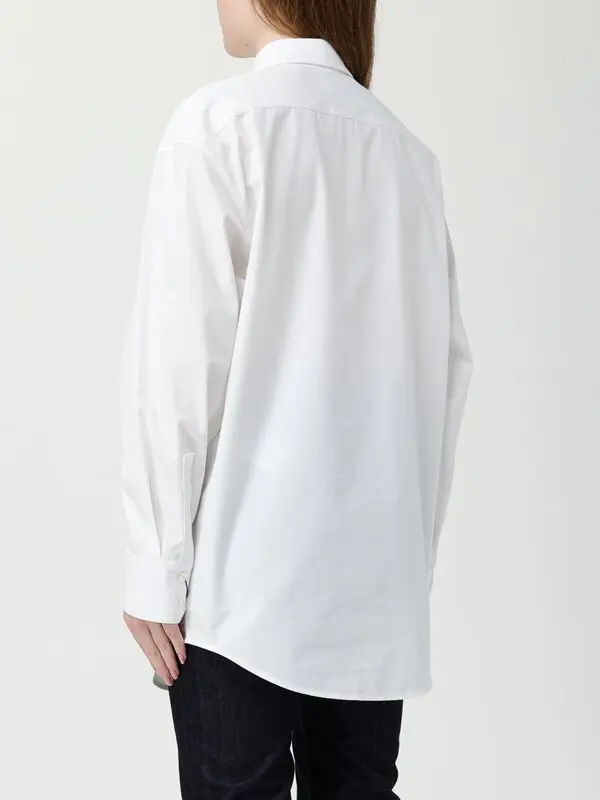 Saint Laurent Classic Collar Cotton Shirt - White