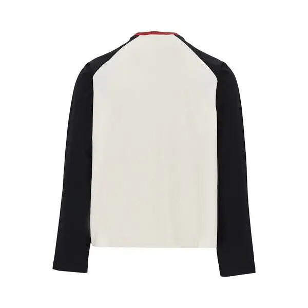 Versace Cotton T-shirt With Edusa Logo Print An