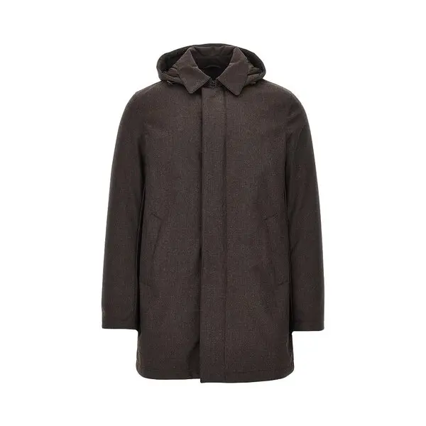 Herno Padded Technical Wool Down Jacket