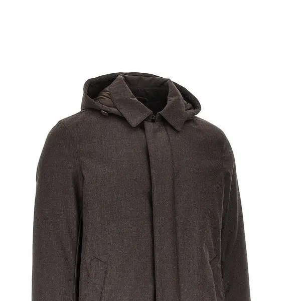 Herno Padded Technical Wool Down Jacket