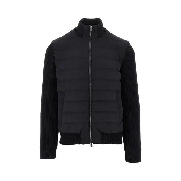 Herno Flannel And Knitted Jacket