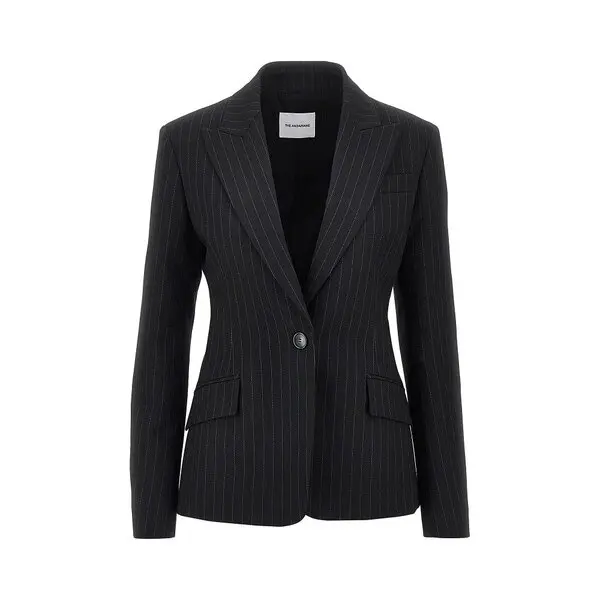 Andamane Bianca' Jacket With Pin-striped Motif