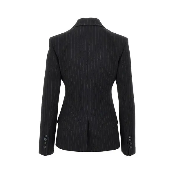 Andamane Bianca' Jacket With Pin-striped Motif