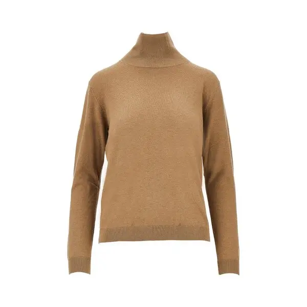 Max Mara Silk And Wool-blend Knitted Turtleneck