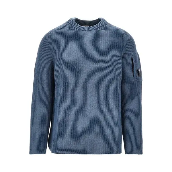 C.P. COMPANY Knitted Sweater - Blue