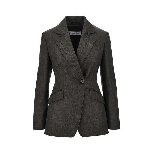 Max Mara Virgin Wool Double-breasted Jacket