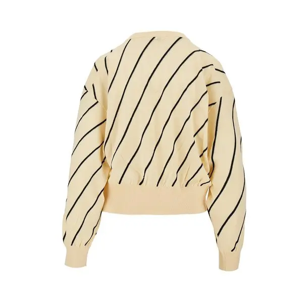 Versace Knitted Cardigan With Logo Embroidery - Yellow