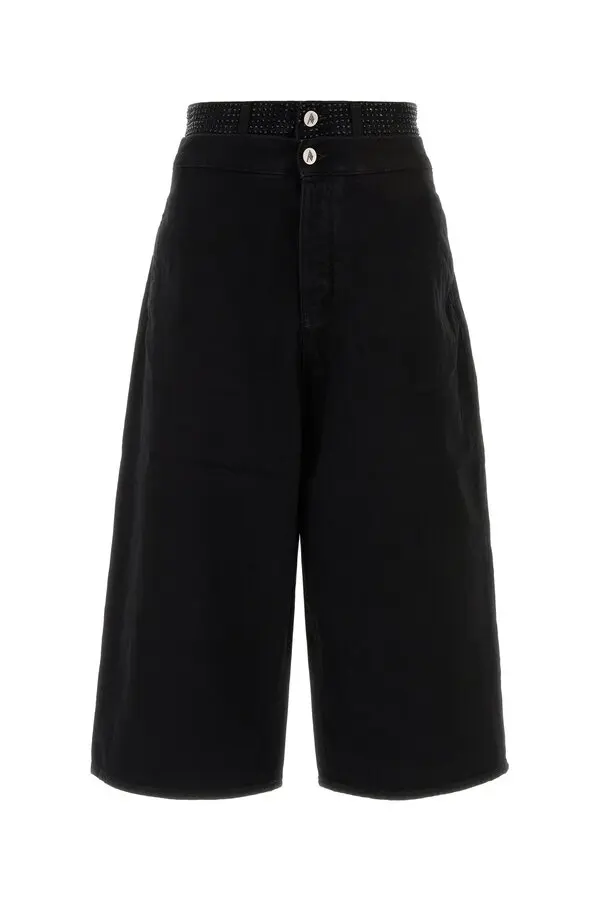 Attico Denim Bermuda Shorts