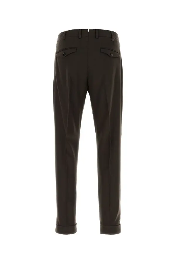PT TORINO Dark Stretch Wool Blend Pant