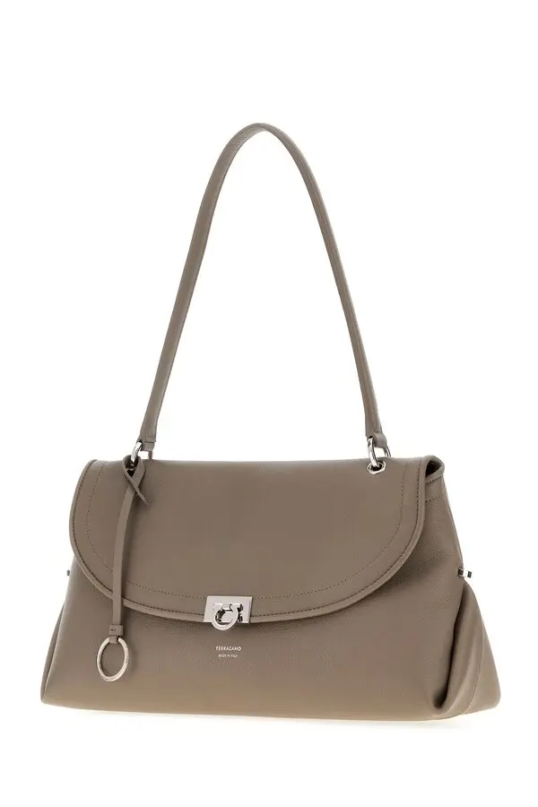 FERRAGAMO Dove Leather Sofia 2026 Handbag